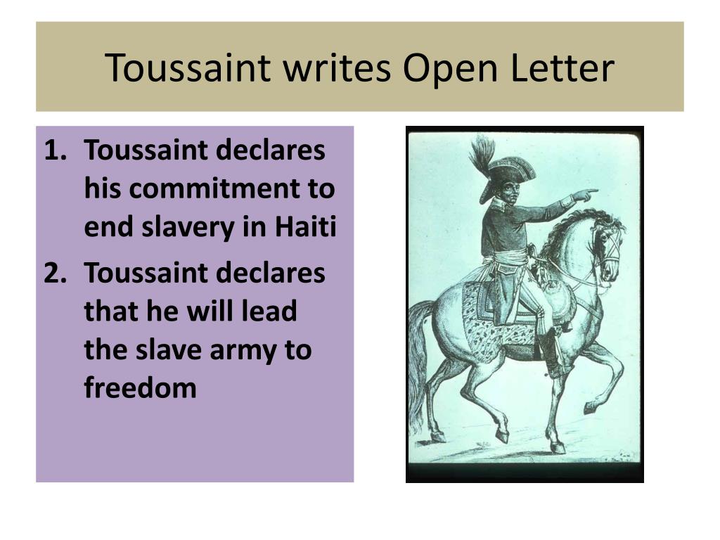 PPT - Égalité for All: Toussaint Louverture and the Haitian Revolution ...