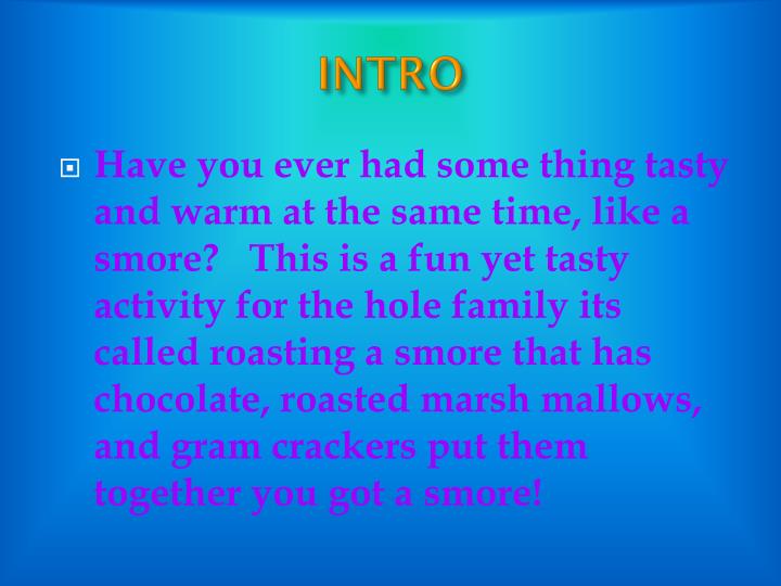 PPT - How to make smores PowerPoint Presentation - ID:2041338