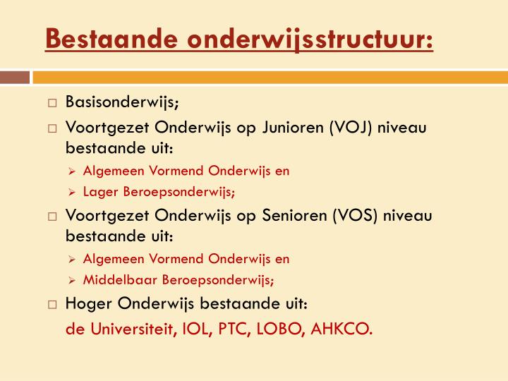 PPT - Herstructurering EN VERNIEUWING Lager BeroepsOnderwijs (LBO) PowerPoint Presentation - ID ...