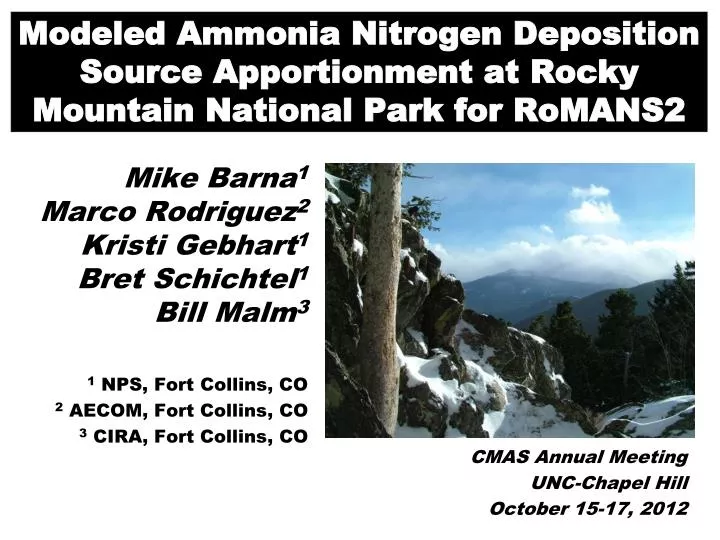 PPT - Mike Barna 1 Marco Rodriguez 2 Kristi Gebhart 1 Bret Schichtel 1 ...