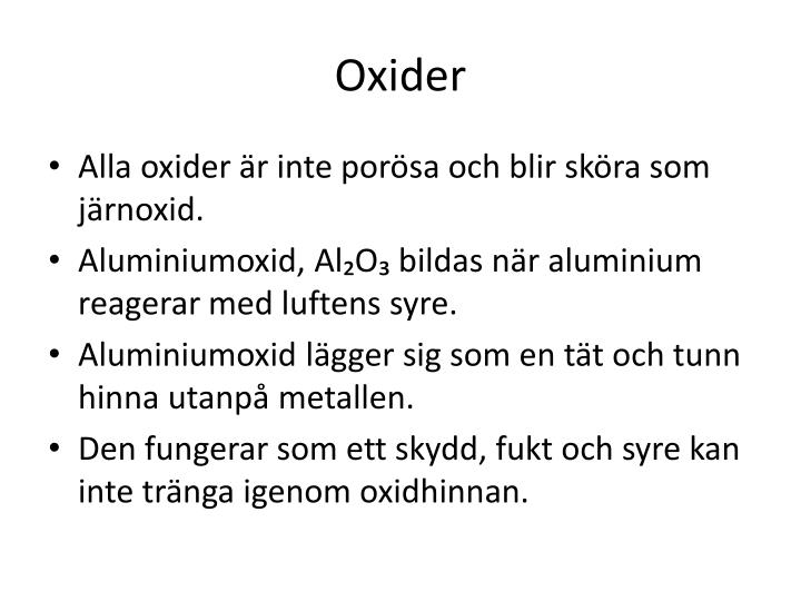 PPT - Ädla och oädla metaller PowerPoint Presentation - ID:2041424