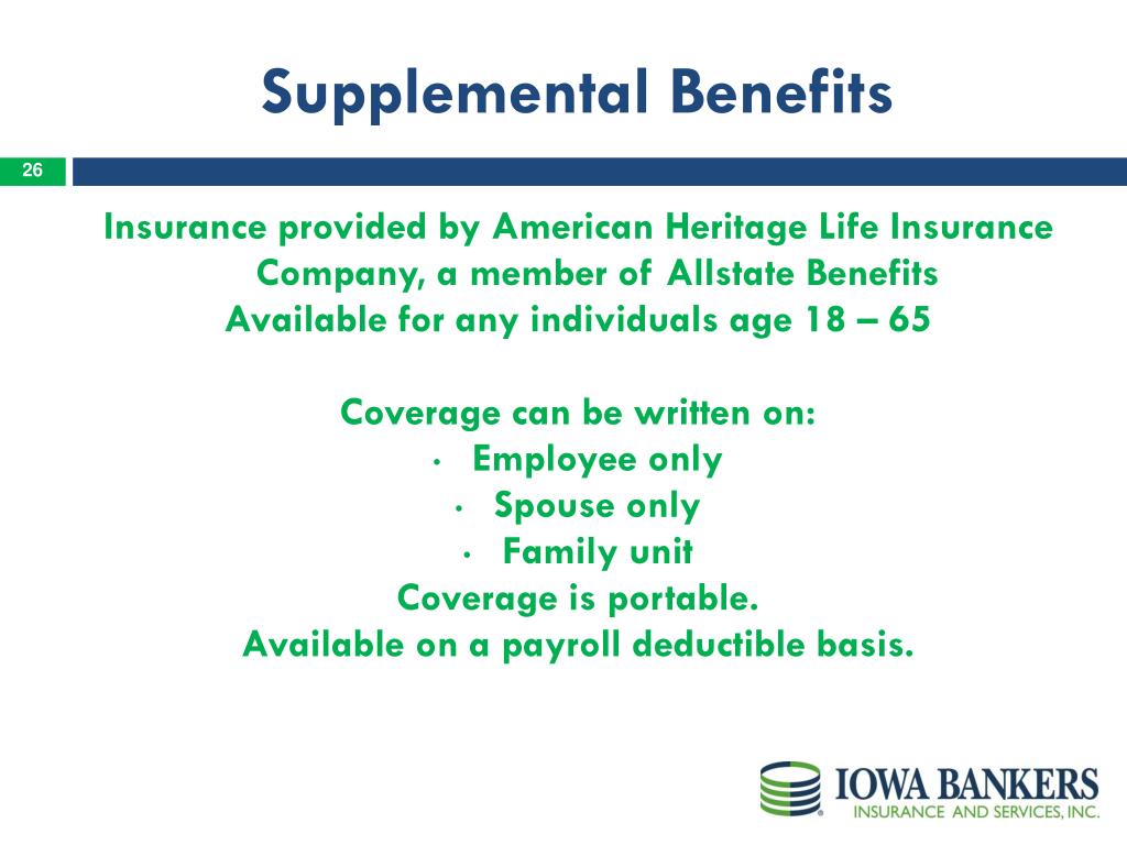 PPT - Dental, Life/Disability Supplemental Benefits PowerPoint ...