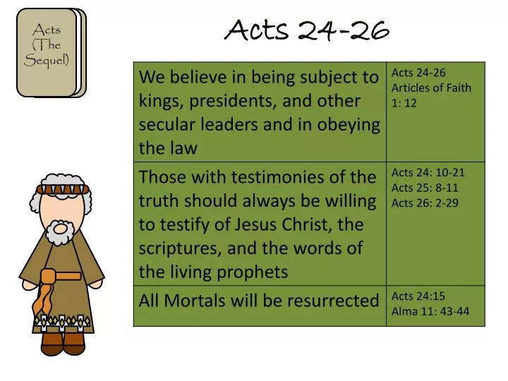 PPT - Acts 24-26 PowerPoint Presentation, free download - ID:2041758