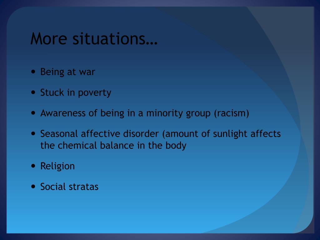 PPT - Etiology Of Depression Socio - cultural Factors PowerPoint ...