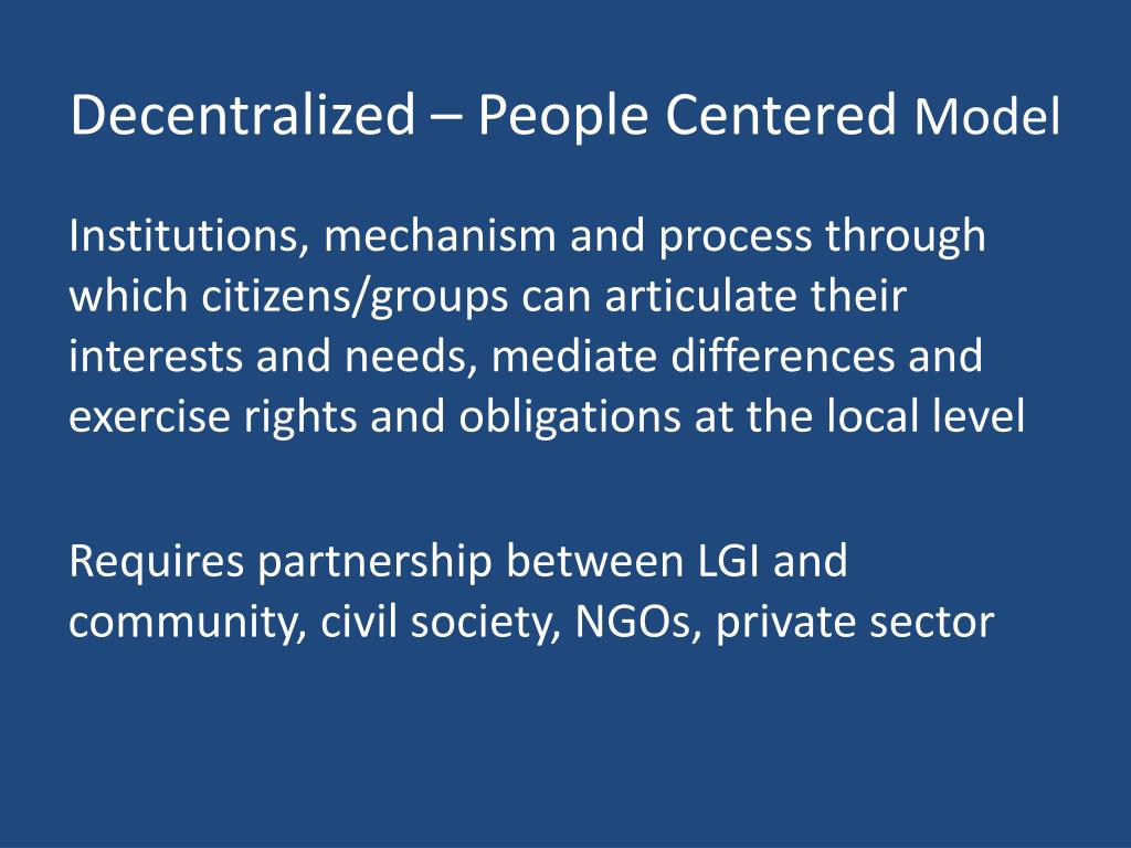 PPT - COMMUNITY GOVERNANCE FOR SUSTAINABLE DEVELOPMENT: FOSTERING ...