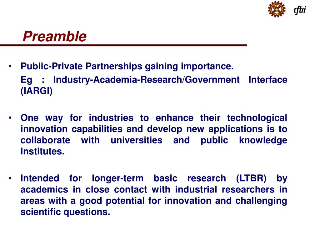 PPT - Central Food Technological Research Institute (CFTRI), Mysore ...