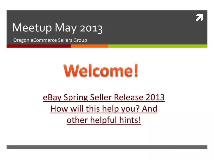 PPT - Meetup May 2013 PowerPoint Presentation, free download - ID:2043751