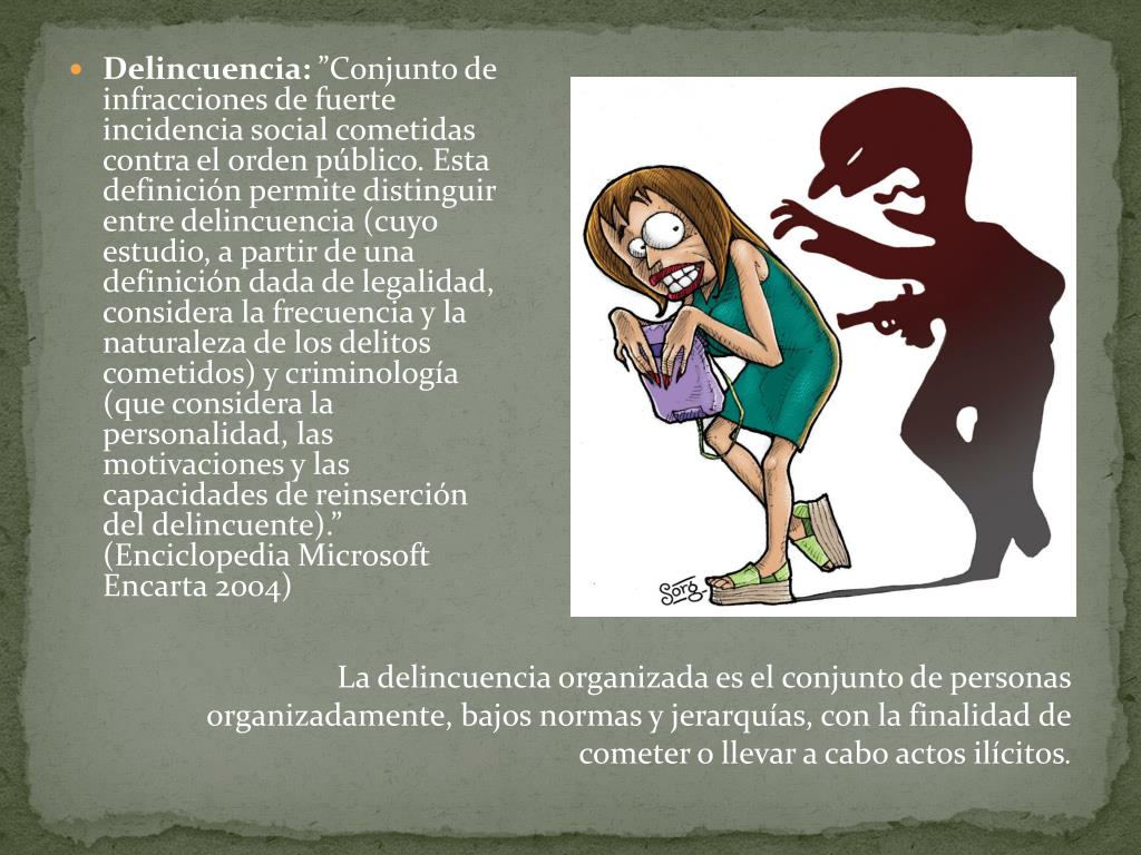 PPT - DELINCUENCIA ORGANIZADA PowerPoint Presentation, free download ...