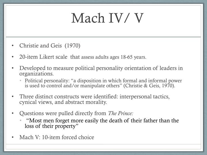 PPT - Machiavellianism PowerPoint Presentation - ID:2043983