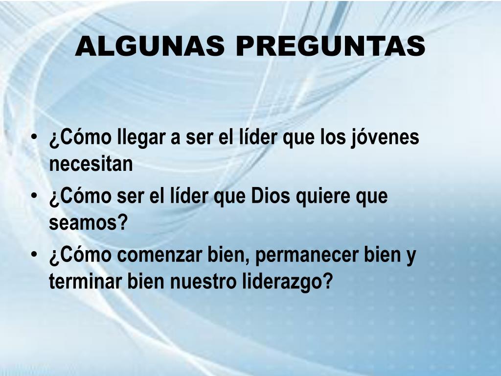 PPT - LO QUE LOS JÓVENES ESPERAN DE SUS LÍDERES PowerPoint Presentation - ID:2044218