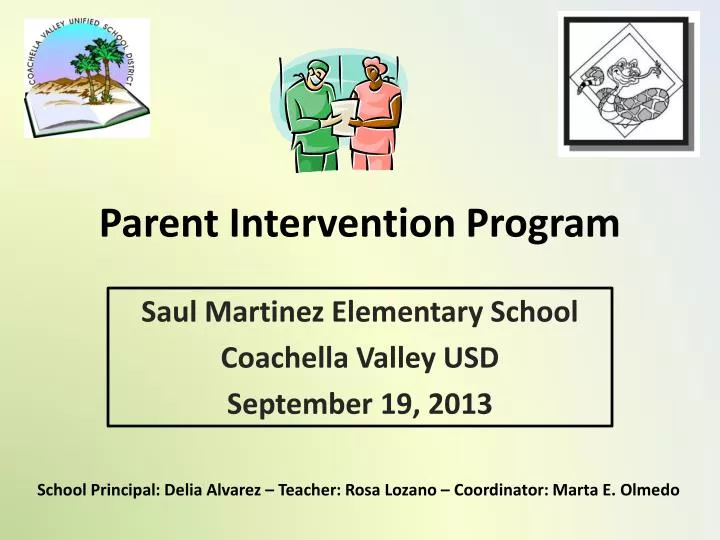 PPT - Parent Intervention Program PowerPoint Presentation, free ...