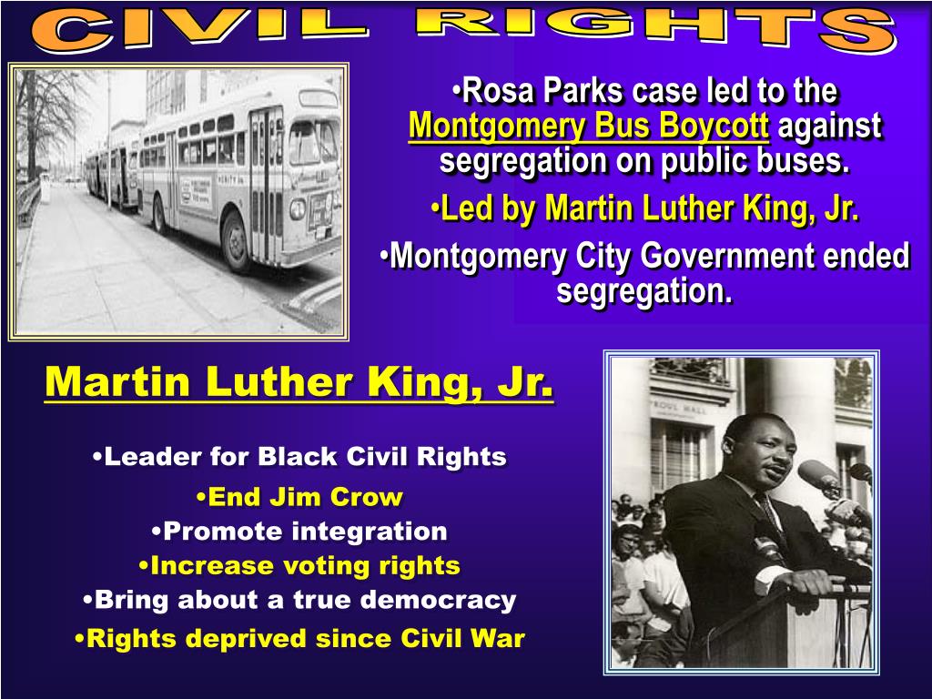 PPT - The Civil Rights Movement (1950–1968) PowerPoint Presentation ...