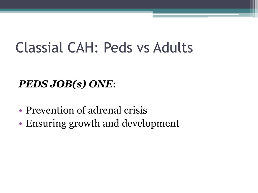 PPT - Congenital Adrenal Hyperplasia in Adults PowerPoint Presentation ...