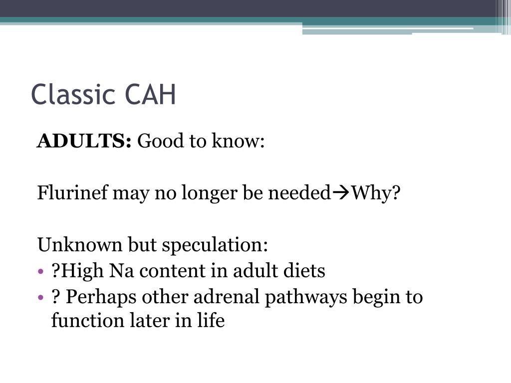 PPT - Congenital Adrenal Hyperplasia in Adults PowerPoint Presentation ...