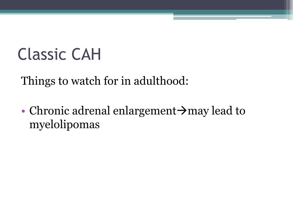 PPT - Congenital Adrenal Hyperplasia in Adults PowerPoint Presentation ...