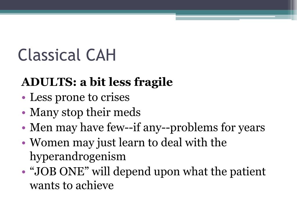 PPT - Congenital Adrenal Hyperplasia in Adults PowerPoint Presentation ...
