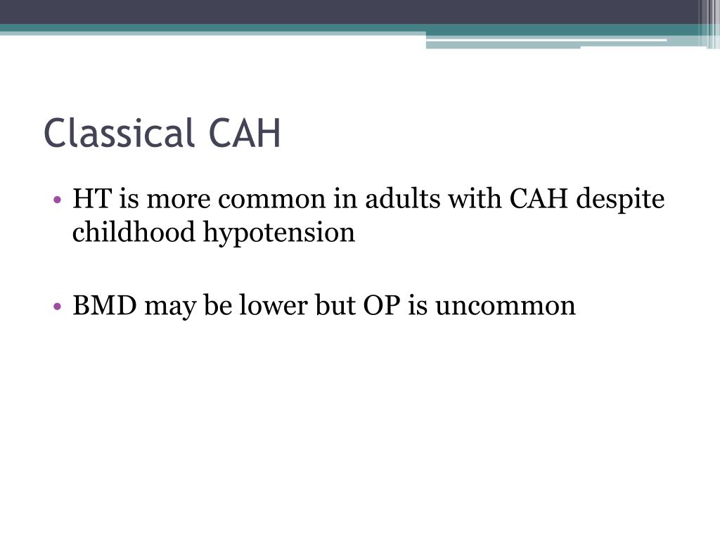 PPT - Congenital Adrenal Hyperplasia in Adults PowerPoint Presentation ...