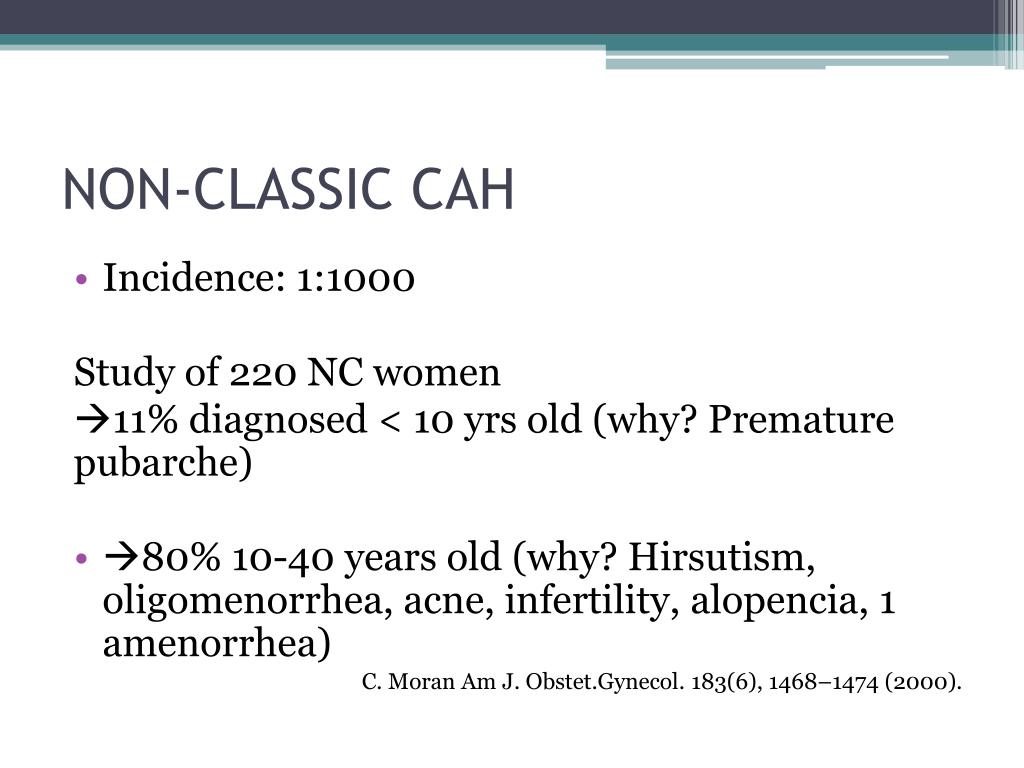 PPT - Congenital Adrenal Hyperplasia in Adults PowerPoint Presentation ...