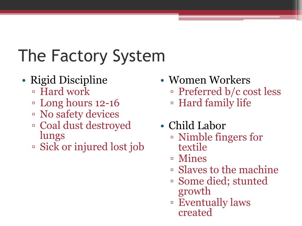 PPT - Hardships of Early Industrial Life PowerPoint Presentation, free ...
