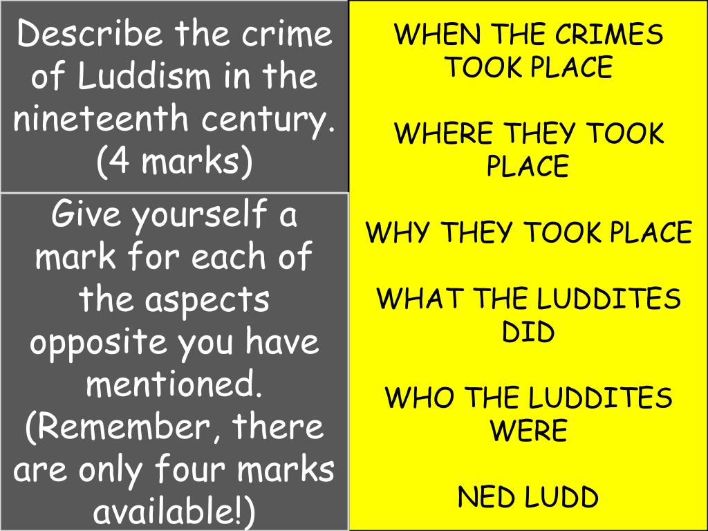 PPT - Unrest in the 19th Century: Luddism vs. Rebecca Riots PowerPoint ...