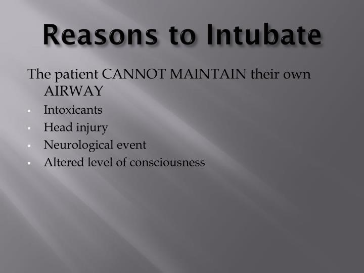 PPT - Rapid Sequence Induction/ Intubation PowerPoint Presentation - ID ...