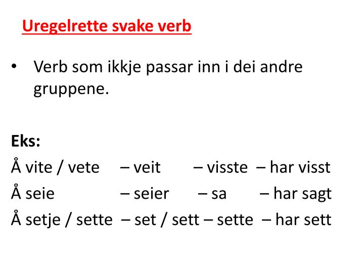 PPT - Nynorskkurs PowerPoint Presentation - ID:2046434