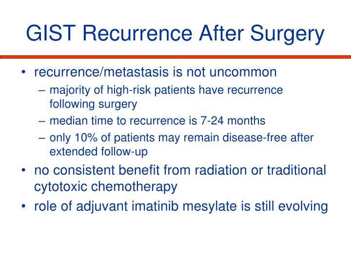 Ppt The Surgeons Role In The Management Of Gastrointestinal Stromal Tumors Gist Powerpoint