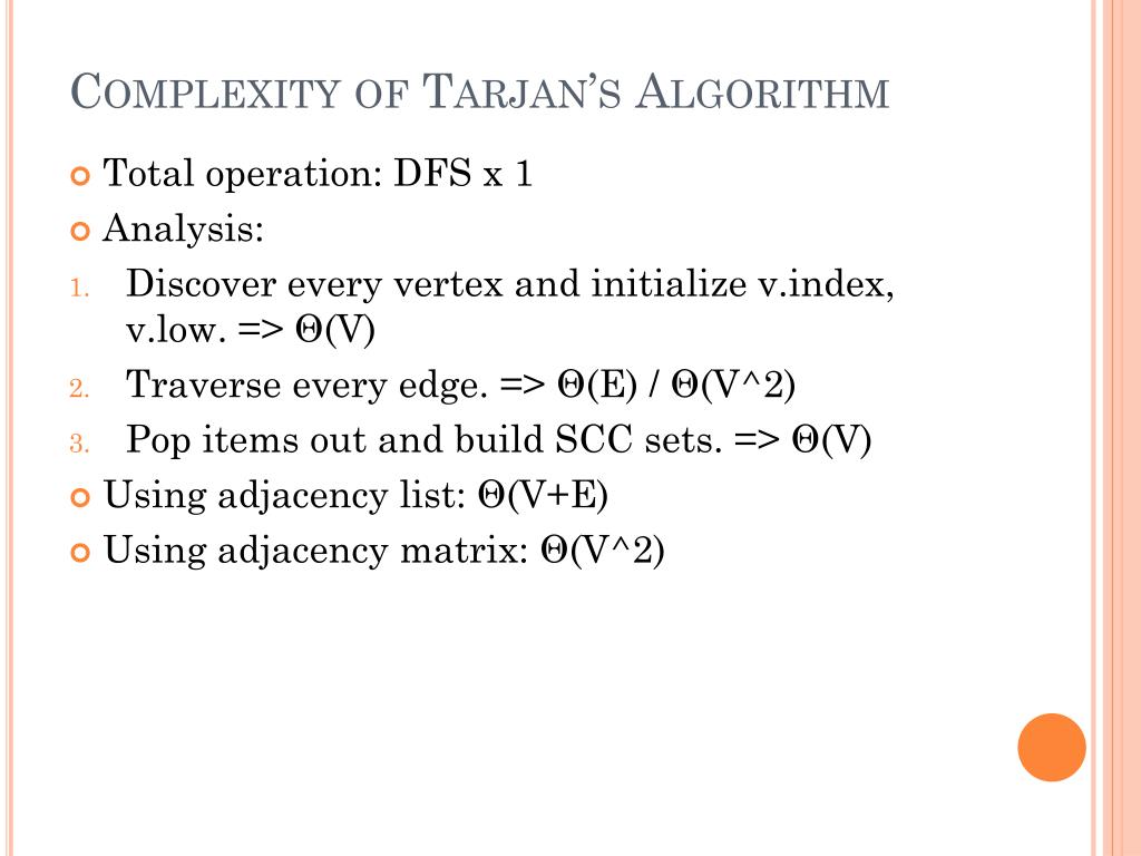 Ppt Find Strongly Connected C Omponents Using K Osarajus Algorithm And T Arjans Algorithm