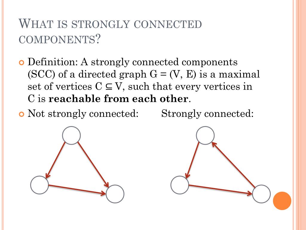 PPT - Find Strongly Connected C omponents Using K osaraju’s Algorithm ... PPT - Find Strongly Connected C omponents Using K osaraju’s Algorithm ...