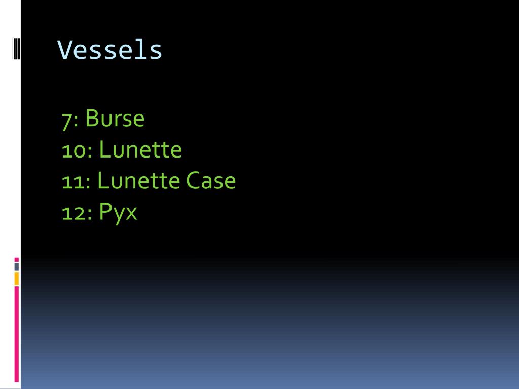 PPT - Sacred Vessels and Vestments! PowerPoint Presentation, free ...