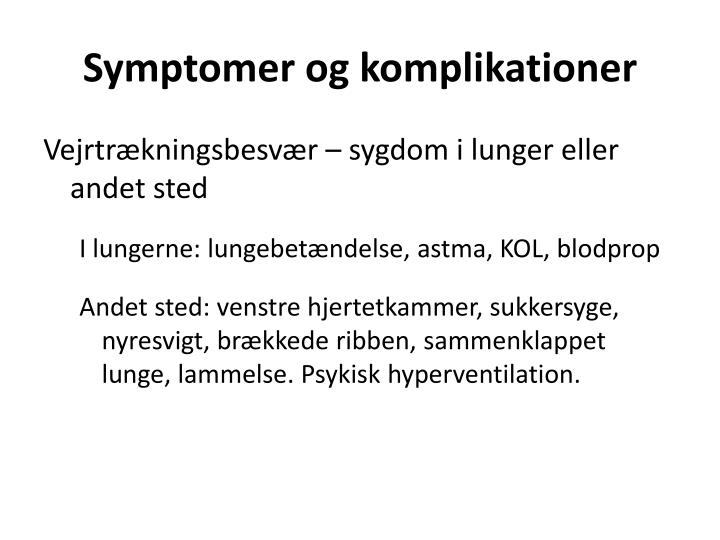 PPT - Respirationsorganernes sygdomme PowerPoint Presentation - ID:2047257