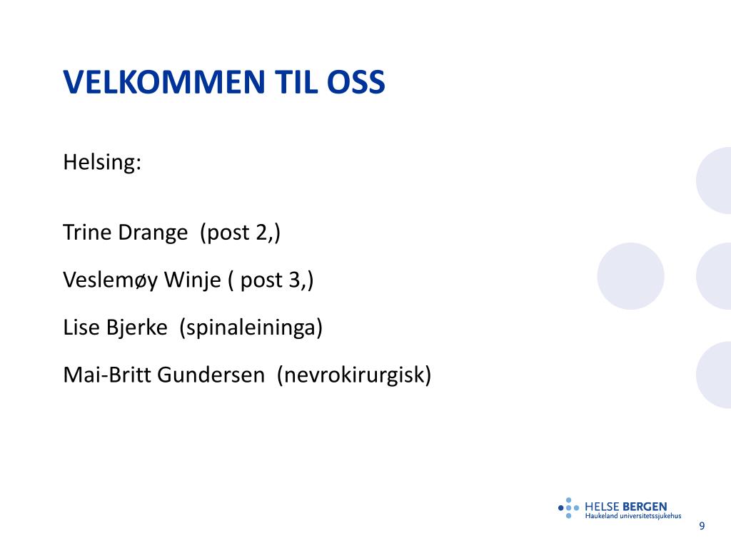 PPT - Velkommen til nevroklinikken PowerPoint Presentation, free ...