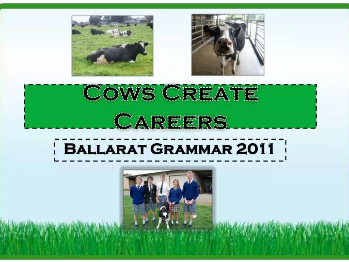 PPT - Cows Create Careers PowerPoint Presentation, free download - ID ...