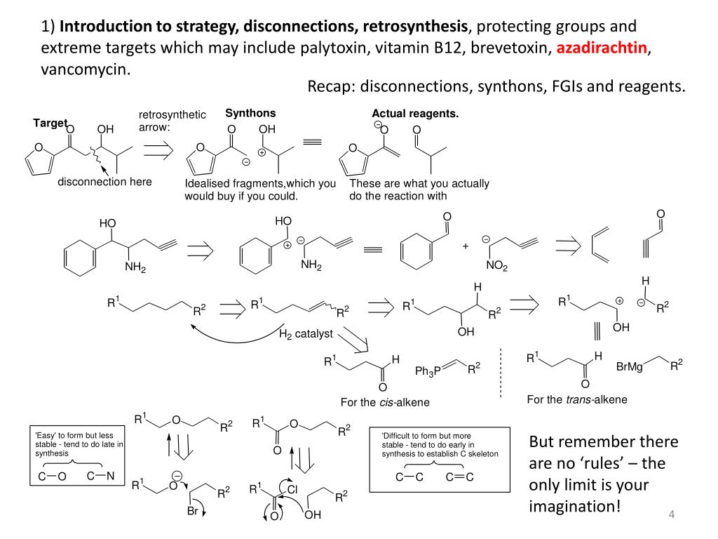 PPT - CH402: Synthetic Chemistry I (Organic) Professor Martin Wills ...