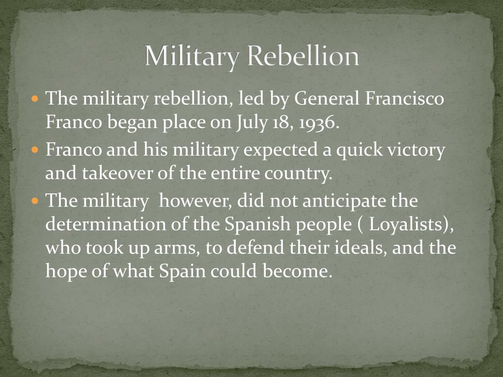 PPT - The Spanish Civil War: The Opening Act of WWII PowerPoint ...