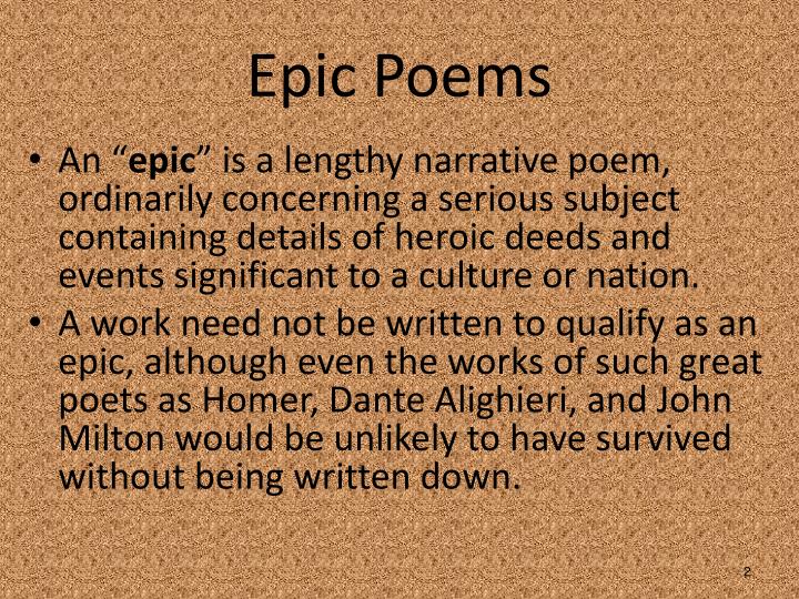 PPT - The Epic Poem and Beowulf PowerPoint Presentation - ID:2048323