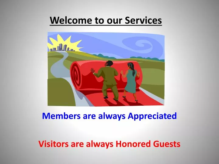 PPT - Welcome to our Services PowerPoint Presentation, free download ...