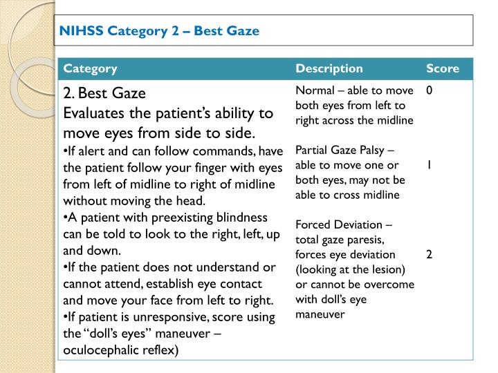 PPT - NIH Stroke Scale Assessment of the Acute Stroke Patient ...