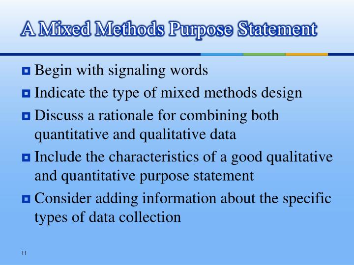 PPT - The Purpose Statement John W. Creswell PowerPoint Presentation ...
