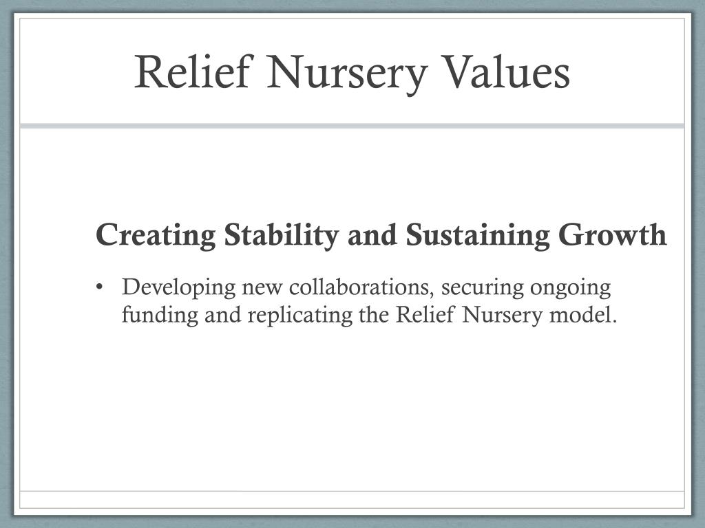 PPT - Oregon Association of Relief Nurseries Historical Narrative ...