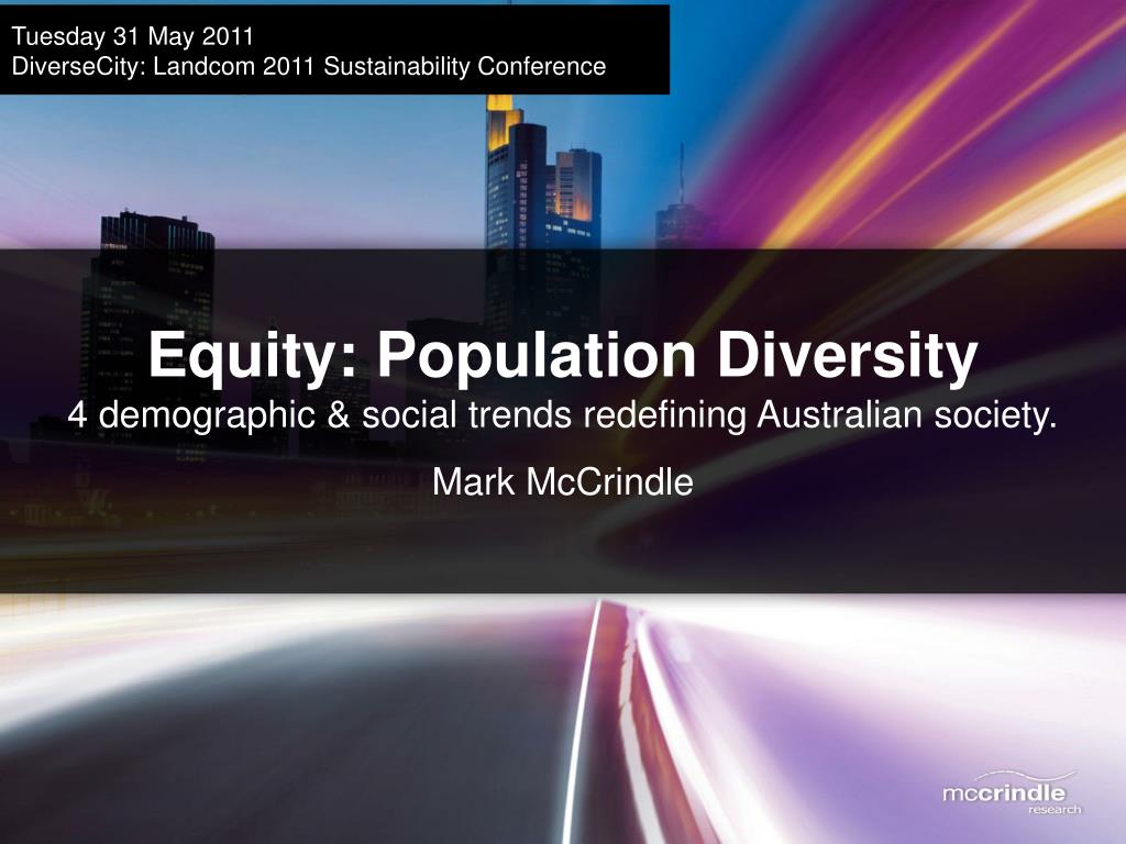 PPT - Equity: Population Diversity 4 demographic & social trends ...