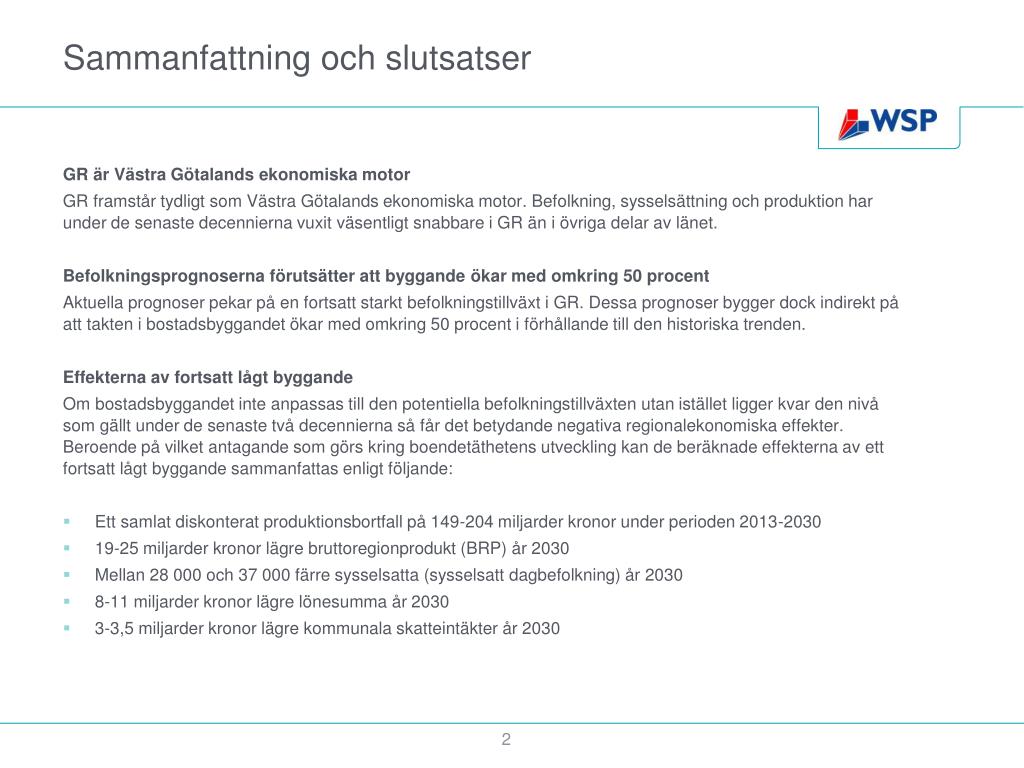 PPT - Vad kostar det låga bostadsbyggandet? PowerPoint Presentation ...