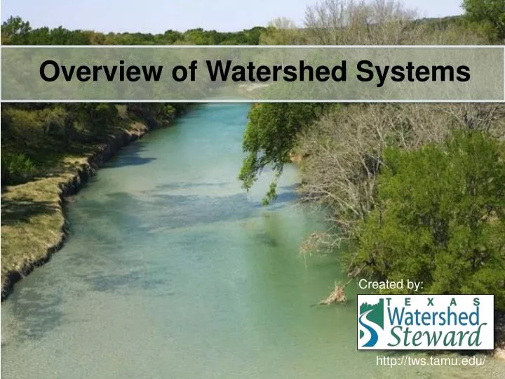 PPT - Overview of Watershed Systems PowerPoint Presentation, free ...