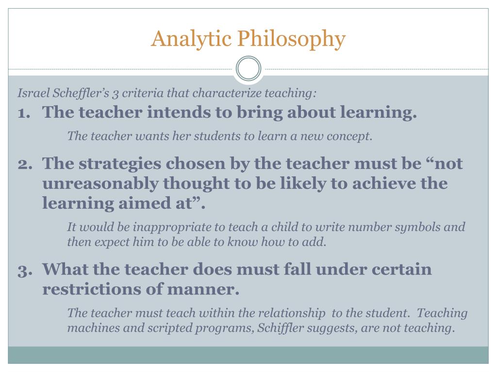 PPT - Philosophy of Education Nel Noddings Chapter 3 PowerPoint ...