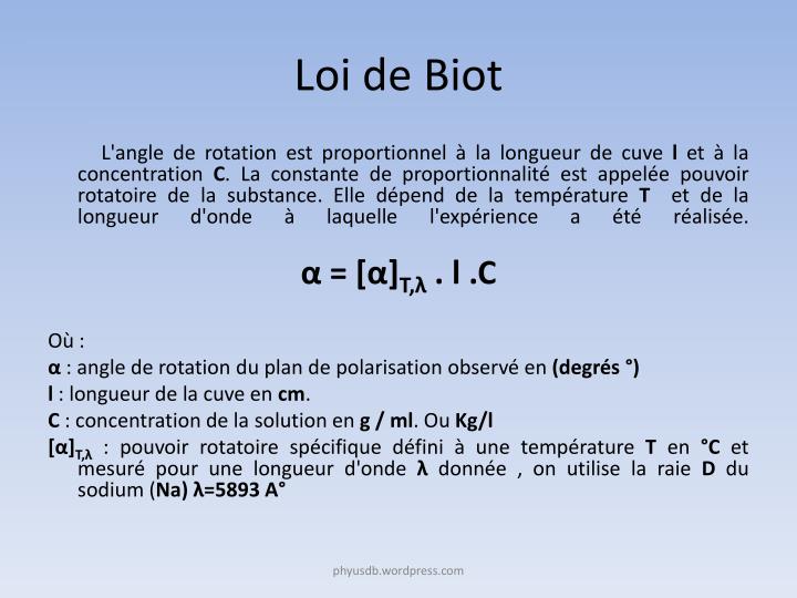 PPT - La polarimétrie PowerPoint Presentation - ID:2050107