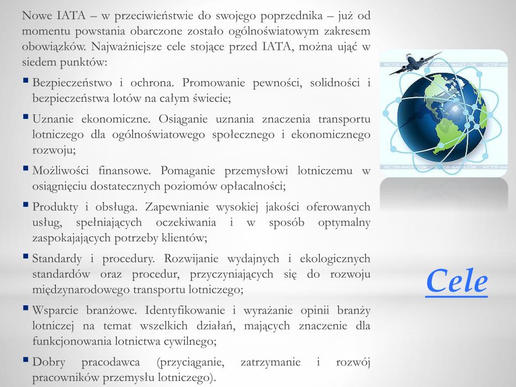 PPT - International Air Transport Association (IATA ) PowerPoint ...