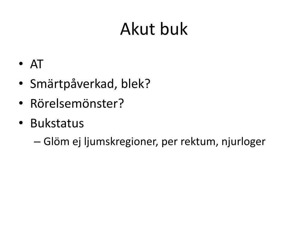 PPT - Vad måste jag kunna på kirurgakuten PowerPoint Presentation, free ...