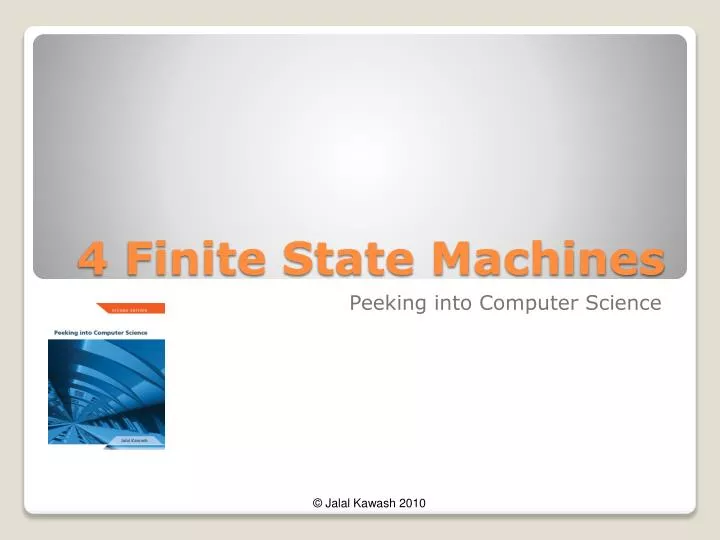 PPT - 4 Finite State Machines PowerPoint Presentation, free download ...