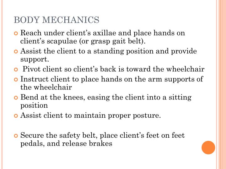 PPT - BODY MECHANICS PowerPoint Presentation - ID:2050714