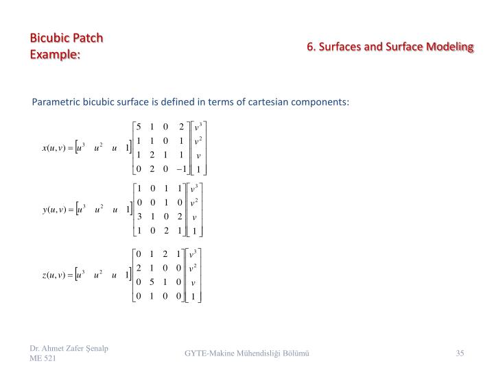 PPT - 6. Surfaces and Surface Modeling PowerPoint Presentation - ID:2050930